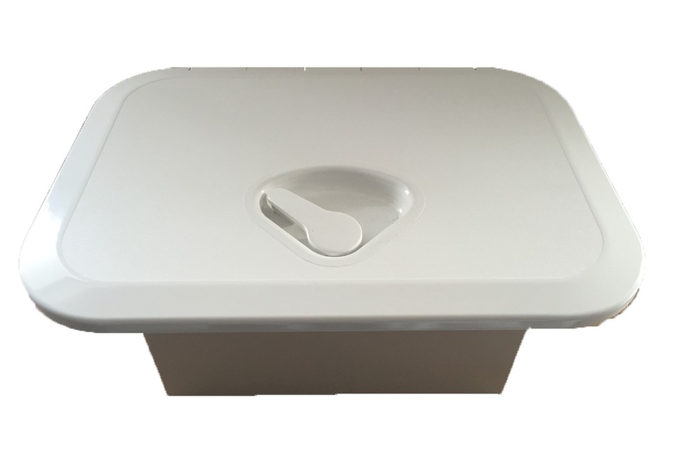 Access Hatch with Storage Box for Caravan/ Boat/RV White With Draw ...