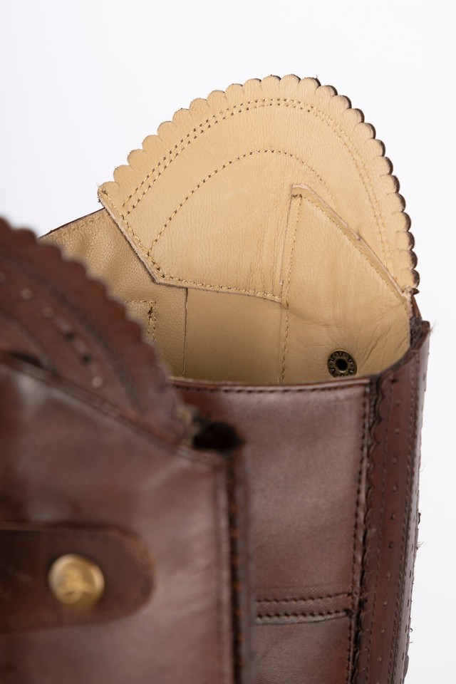 Ladies Tall Leather Country Boot Women's Full Zip Spanish Riding Boot ...