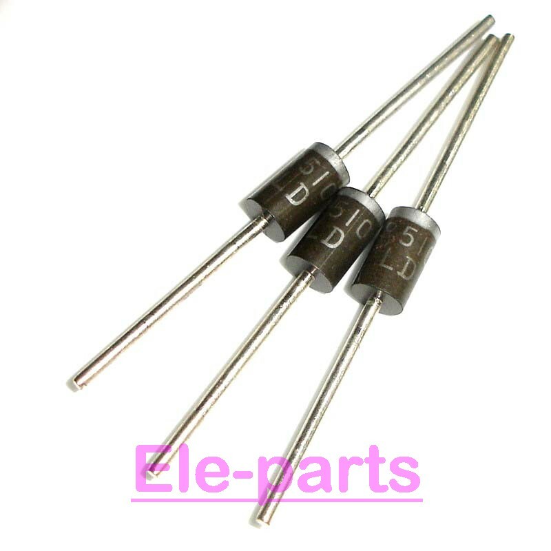 100 PCS SR5100 DO-27 5A 100V schottky Barrier Rectifiers Diode Chip | eBay