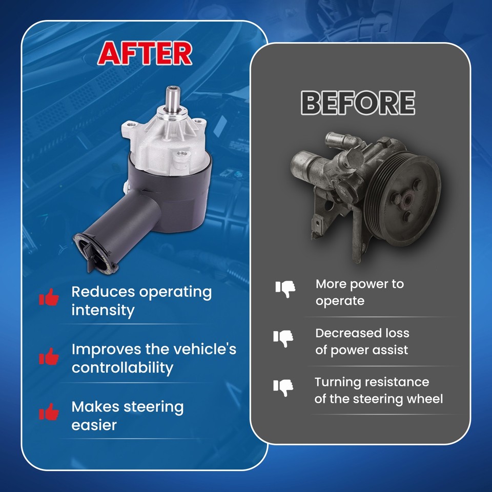 20-7271 Power Steering Pump w/ Belt for 1998-2006 Ford Ranger V6 3.0L w ...