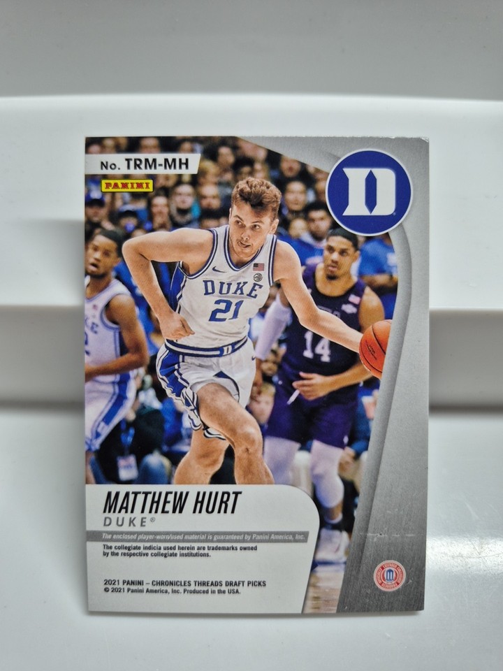 Matthew Hurt 2021 Chronicles Threads Rookie Memorabilia Red /199 RC | eBay