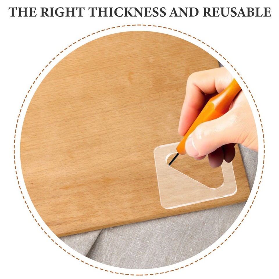 3 Pcs Charcuterie Board Template Woodworking Handheld Hole Punch ...