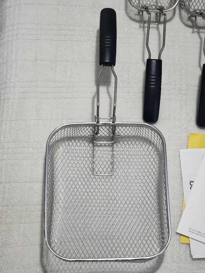 Waring Pro Professional 3 Basket Deep Fryer 4 Qt Digital DF280 ...