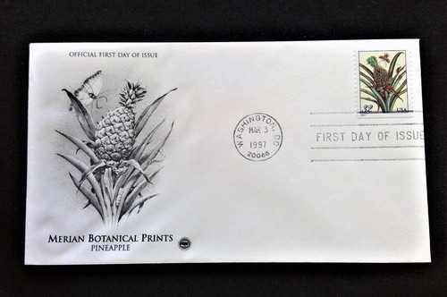 Scott 3127 FDC Flowering Pineapple Merian Botanical Prints Series PCS ...