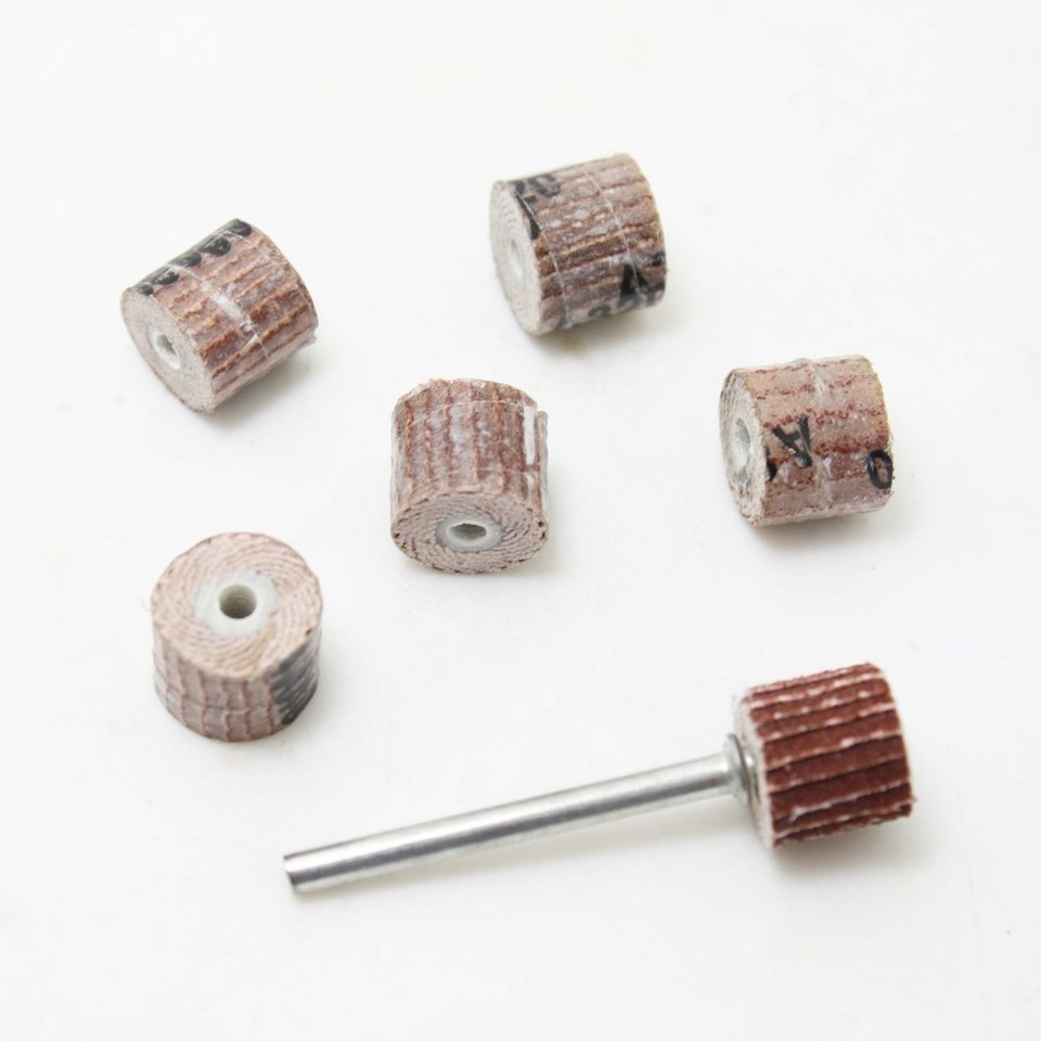 12pc 240Grit Sanding Flap Discs Sandpaper Wheel Rotary Drill Grinding ...