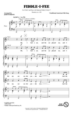 Fiddle-I-Fee Festival Choral 2-Part Arranger: John Purifoy | eBay