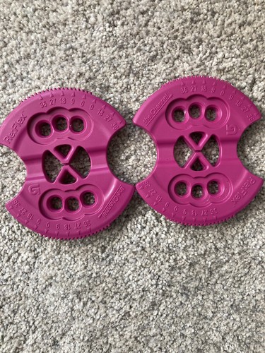 NEW Burton Re:Flex ICS Channel Snowboard Discs Pucks Plates Pink ...