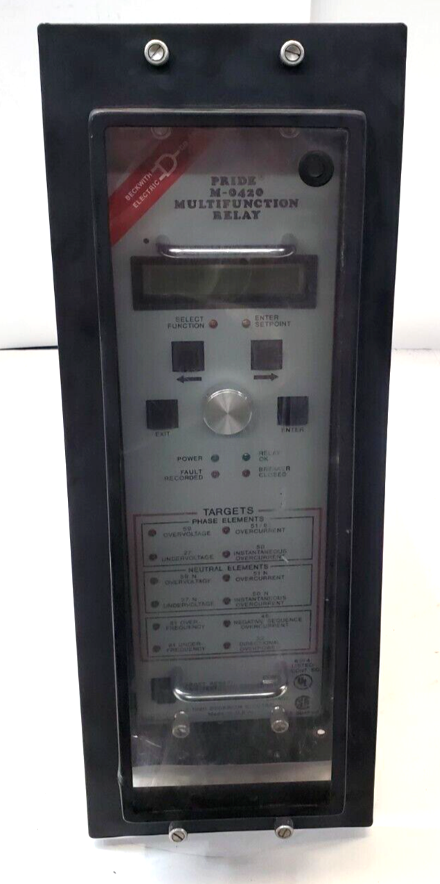 BECKWITH ELECTRIC MULTIFUNCTION RELAY PROTECTION MODULE PRIDE M-0420 ...