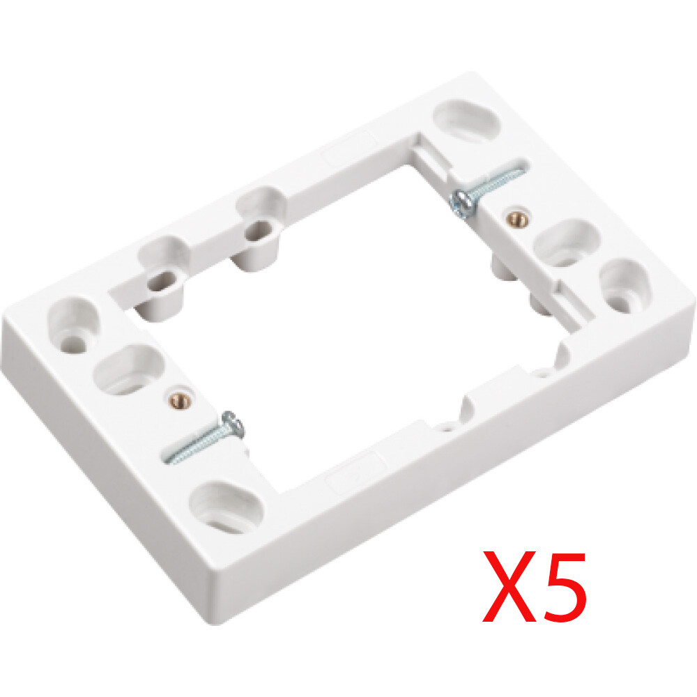 NEW 5x18mm White High Mounting Block For Power Point Light Switch FREE ...