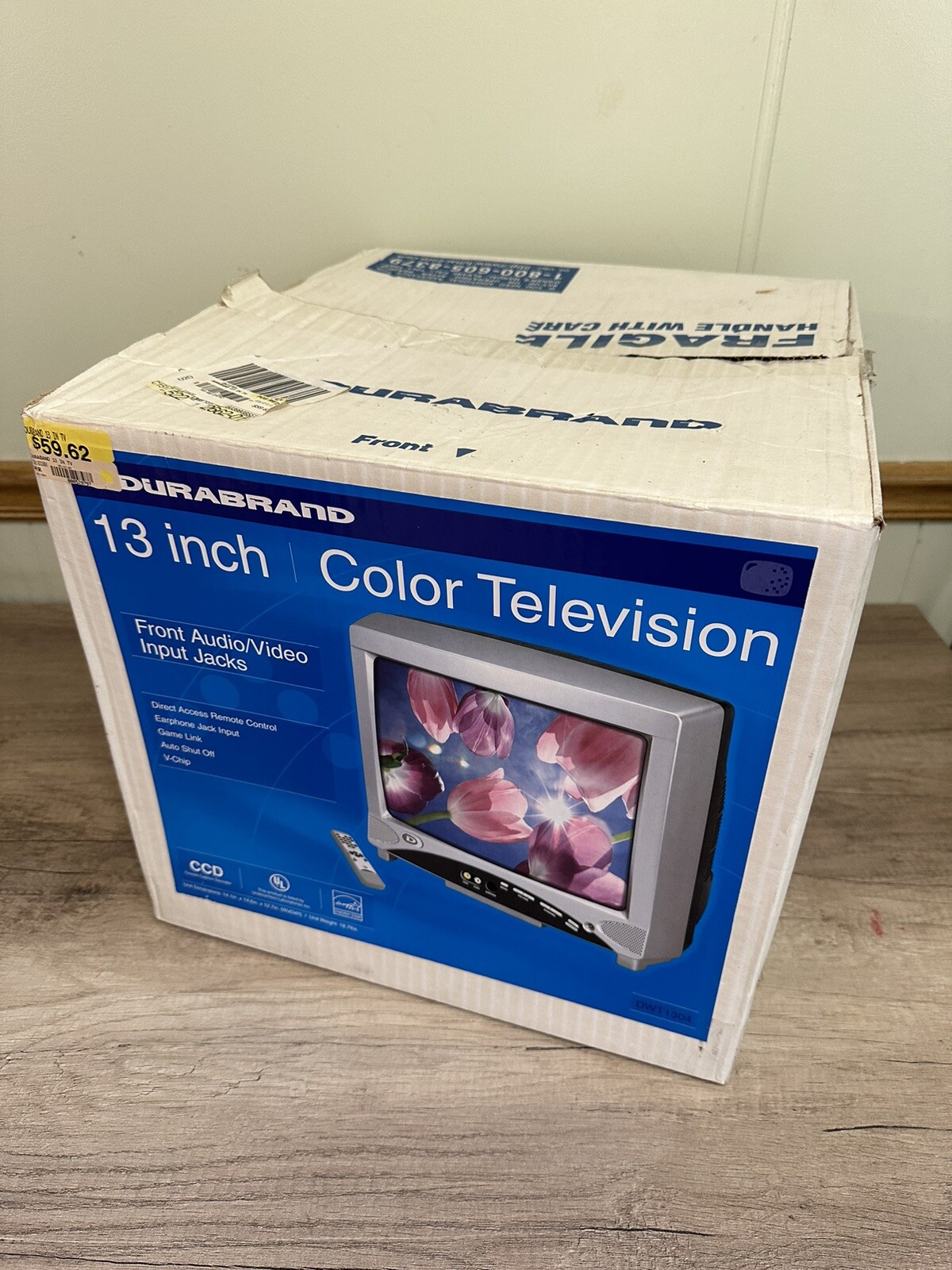 Durabrand 13" Television TV NEW Original Open Box DWT1304