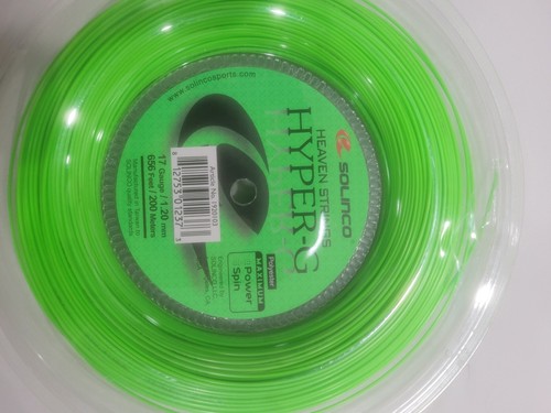 Solinco Hyper G Hyper-G 17 Gauge 1.20mm 656' 200m Tennis String Reel ...
