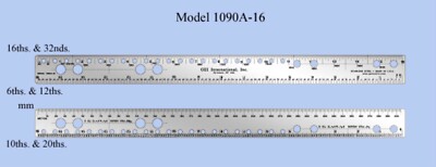 Stainless Steel Ruler GAEBEL,Model 1090A 16" Made In USA | eBay