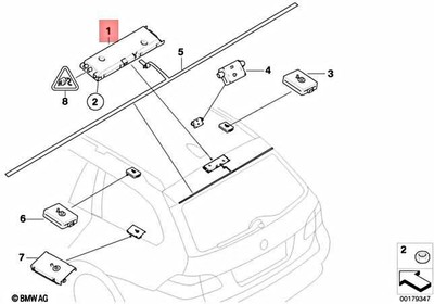 Genuine BMW 5 SERIES E61 E61 LCI ANTENNA AMPLIFIER DIVERSITY ...