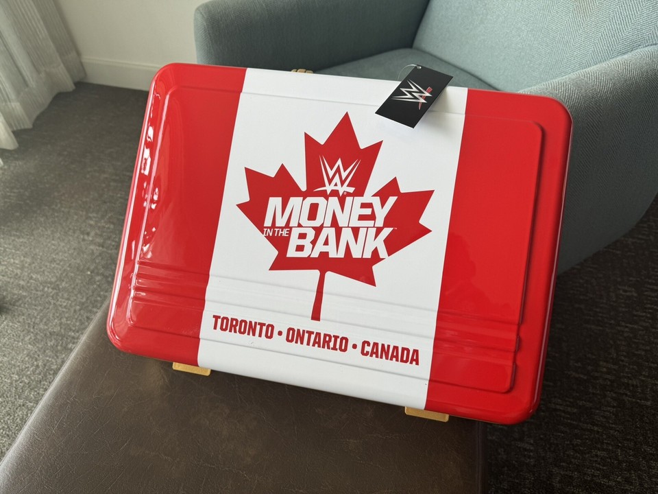 WWE 2024 Money In The Bank Briefcase Toronto Canada MITB RARE Limited ...