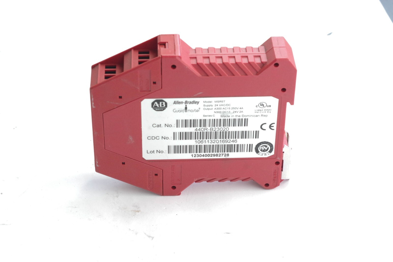 Allen Bradley Gaurdmaster Safety Relay MSR5T 440R-B23020 Ser C ...
