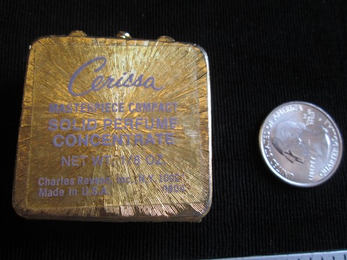 Charles Revson Cerissa Masterpiece Compact Only for Solid Perfume 1.8 ...