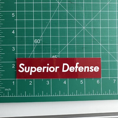 Superior Defense Red Stock Options Sticker one7six, FOG, SupDef ...