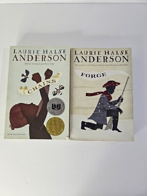 Laurie Halse Anderson Book Lot of 2 - Chains & Forge - 9781416961451 ...
