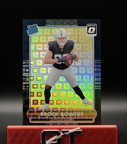 2024 OPTIC BROCK BOWERS RATED ROOKIE BLACK PANDORA RETRO #/25 🔥 Color ...