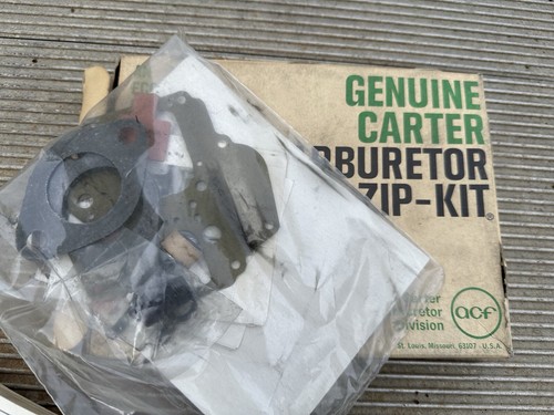 NOS Carter carburetor ZIP-KIT 1956 57 1958 Rambler America 1959-61 ...