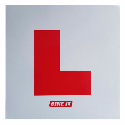 Motorcycle/Motorbike/Scooter/Moped Self Adhesive Sticky Learner L Plate ...