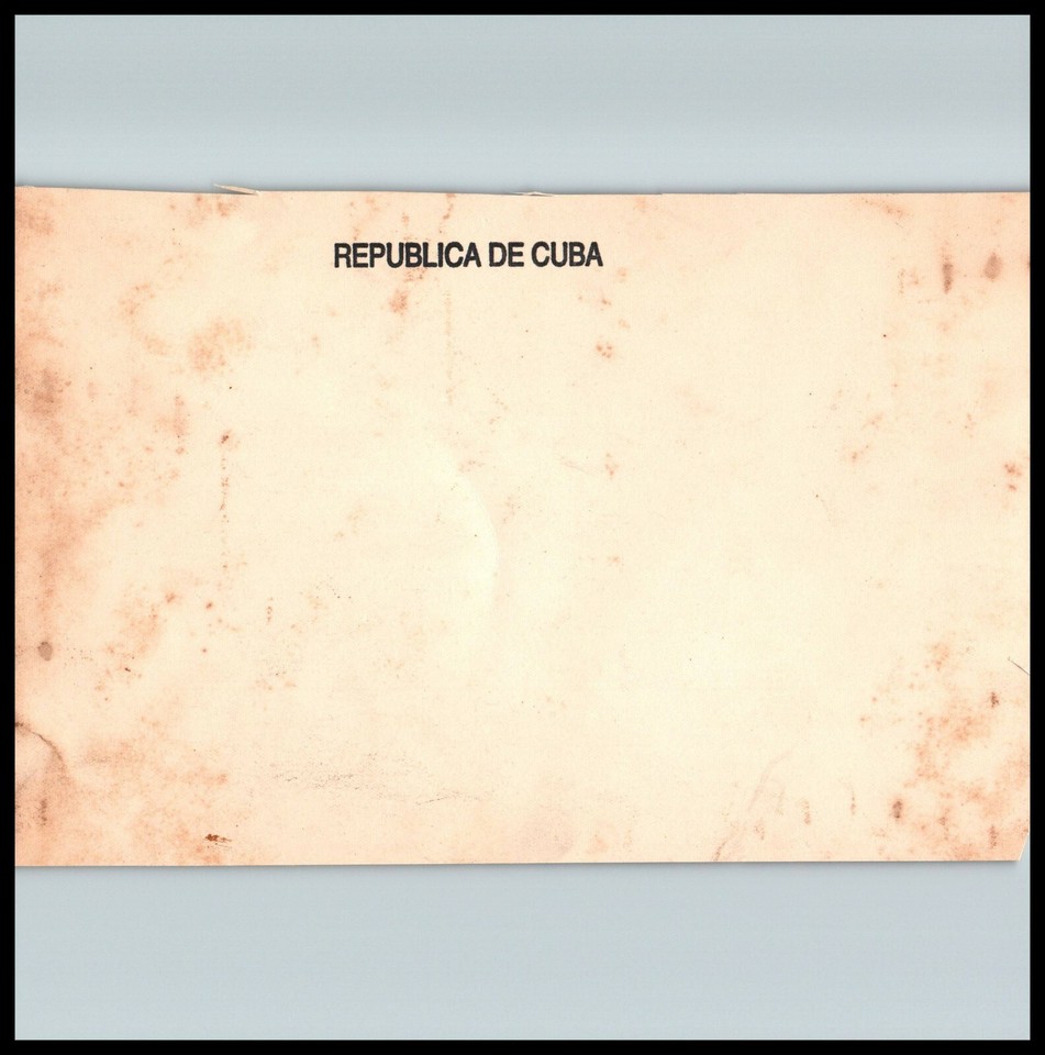 RARE CUBAN CUBA POLICE MILITARY CAPTAIN PORTRAIT 1940s UNIFORM ORIG ...