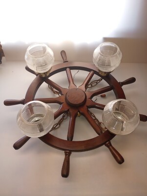 Chandeliers, Fixtures, Sconces - Ship Wheel
