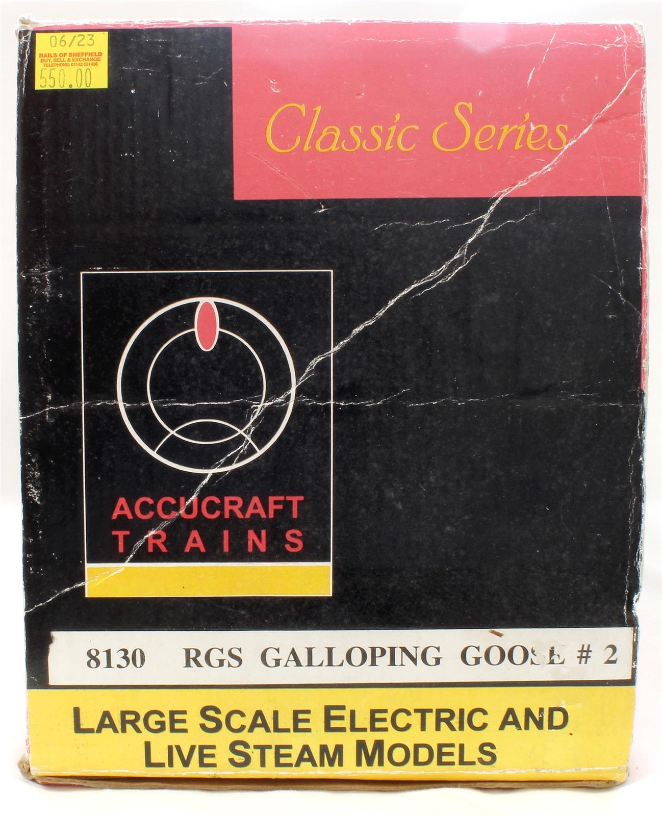 ACCUCRAFT 8130 RGS GALLOPING GOOSE No 2 1 20.3 scale 45mm gauge metal ...
