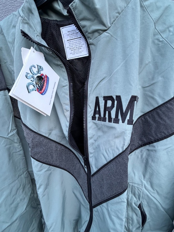 Vintage Military US Army IPFU Jacket Reflective Nylon Zip Jacket Small ...