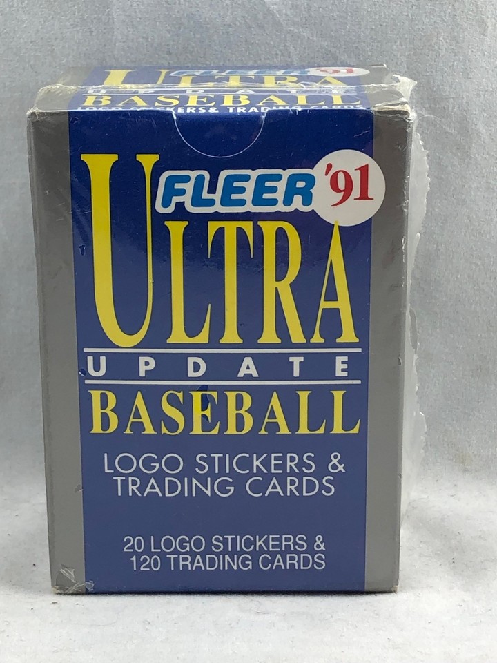 1991 Fleer Ultra Update Baseball Trading Card Box – Sealed Logo ...