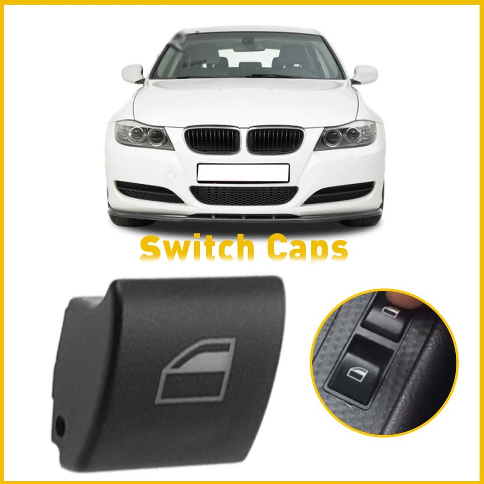 Fits BMW 3 Series E46 X5 X3 Window Switch Button Cap Cover Black ...