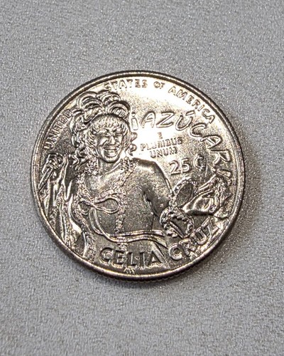 Rare 2024D Celia Cruz Quarter "AZUCAR!" Error - "In COD We Trust" | eBay