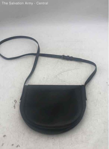 Coach Womens Black Leather Adjustable Strap Inner Pockets Travel ...