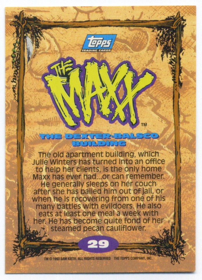 THE MAXX TRADING CARDS #29 The Dexter-Balsco Building; Topps Card * | eBay