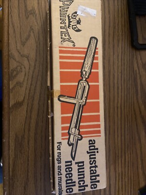 Phentex Adjustable Punch Needle Rugs Murals Vintage Canada | eBay