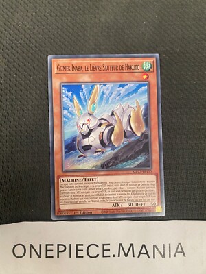 Yu-Gi-Oh! Gizmek Inaba, The Jumping Hare Of Hakuto MP22-FR130 | eBay