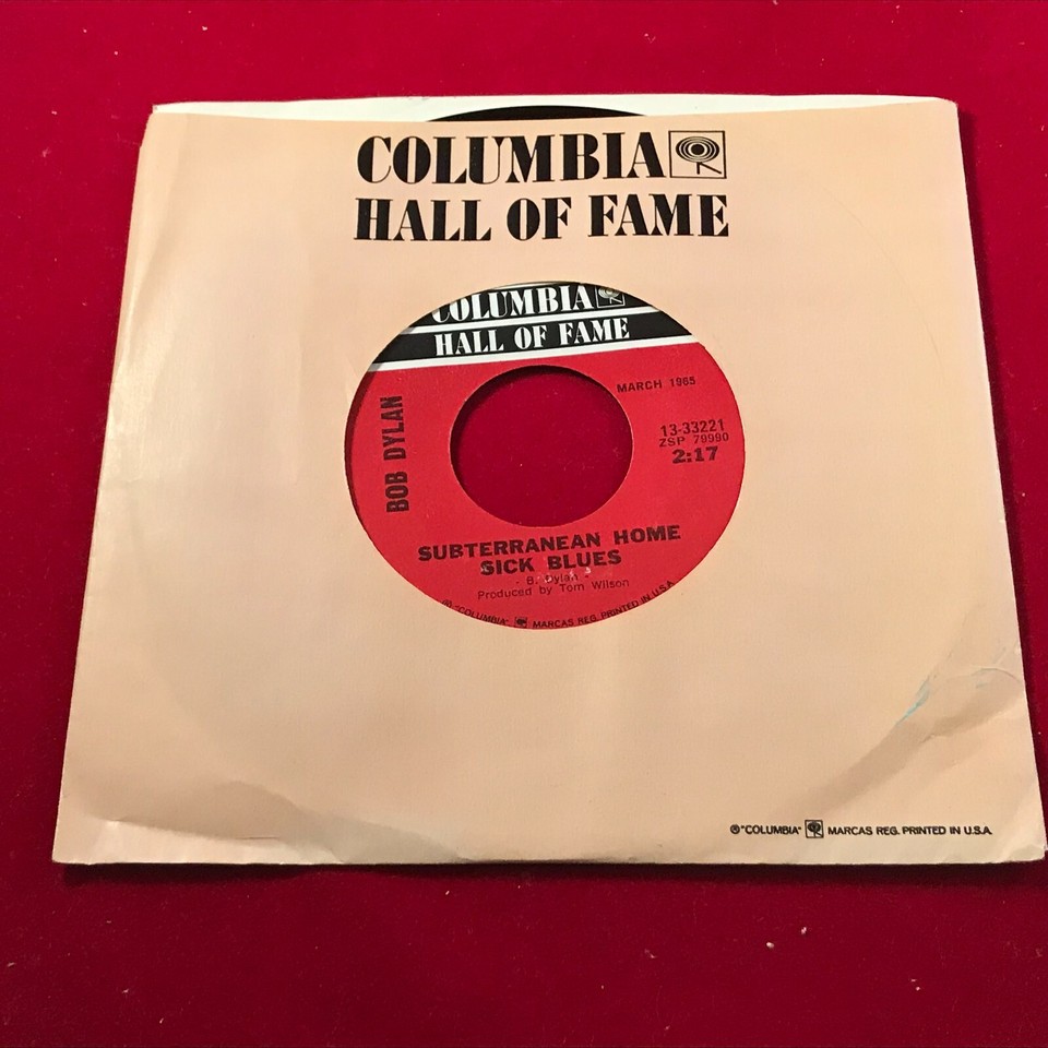 BOB DYLAN Positively 4th Street 1975 7" vinyl single Subterranean Home ...