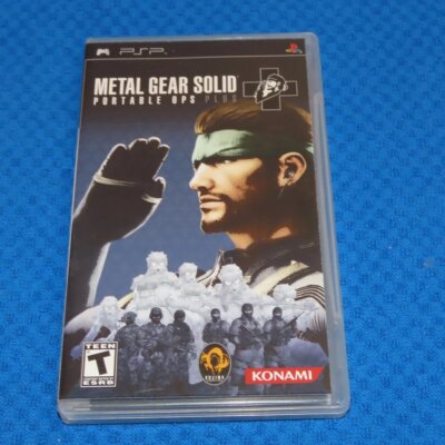 Metal Gear Solid: Portable Ops Plus Sony PSP Video Game - Complete | eBay