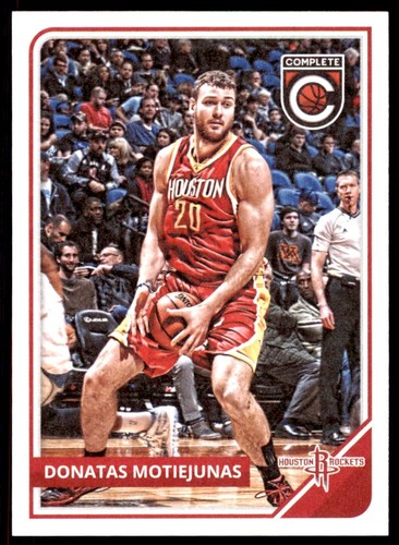 2015-16 Panini Complete- Donatas Motiejunas 100 Houston Rockets #57 | eBay