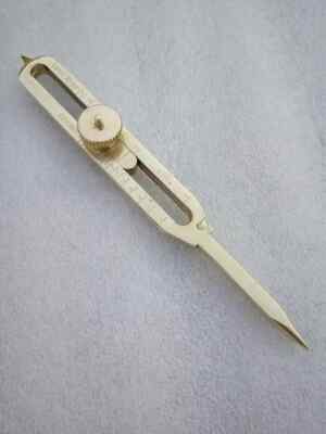 Solid Brass Divider Drafting Proportional Tool 6" Navigational Compass ...