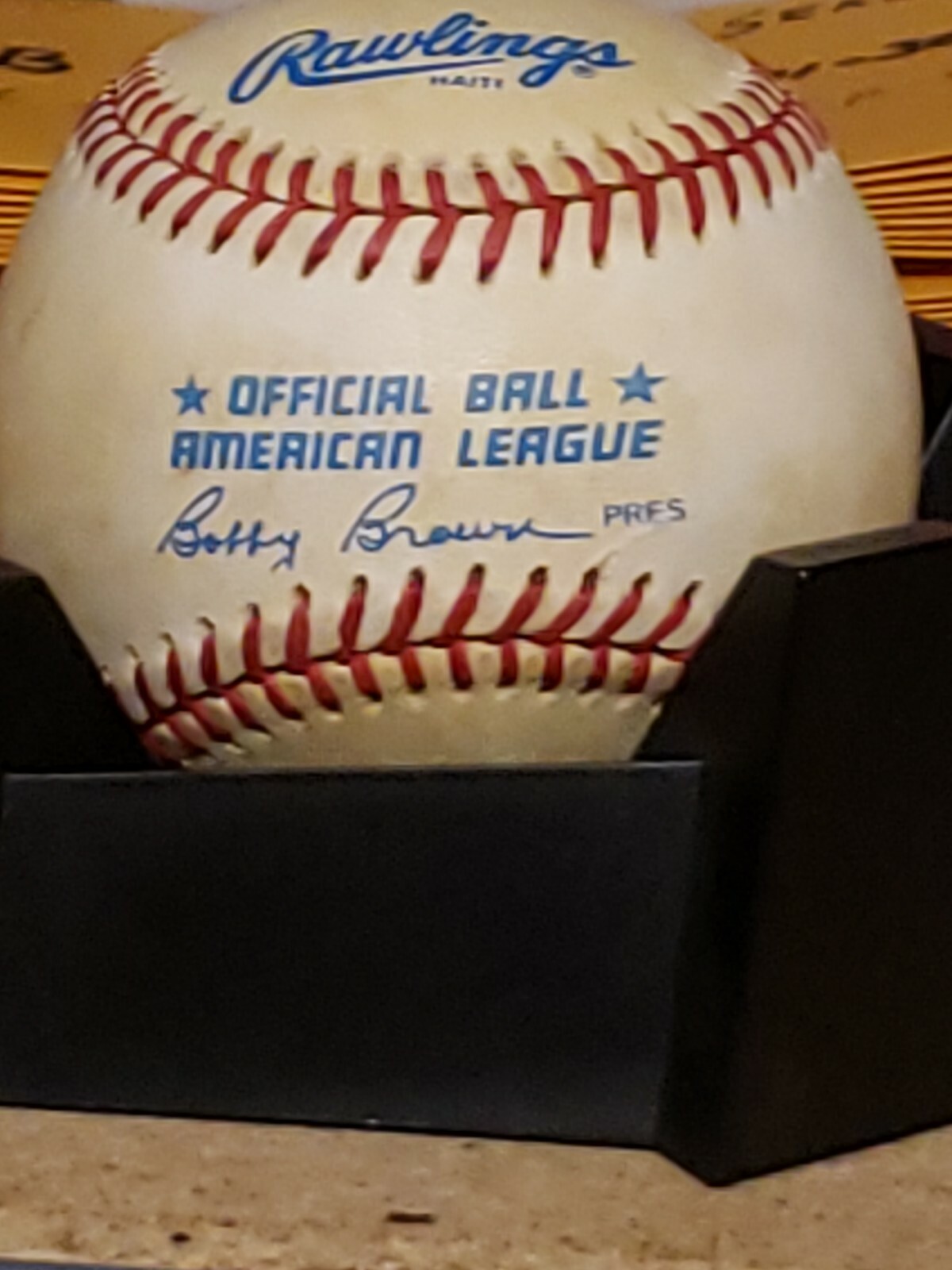 Brooks Robinson autographed rawlings BOBBY brown baseball | eBay