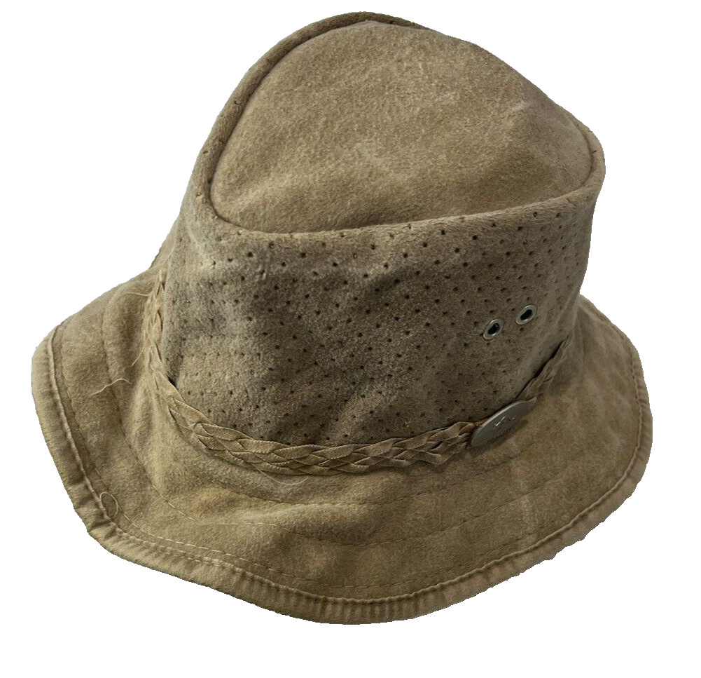 Mans Aussie Chiller Hat Brown Hot Weather Cooling Pre… - Gem