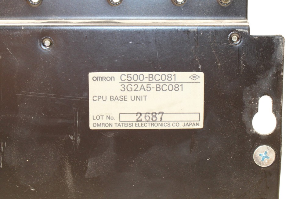 Omron C500-BC081 CPU Base Unit | eBay