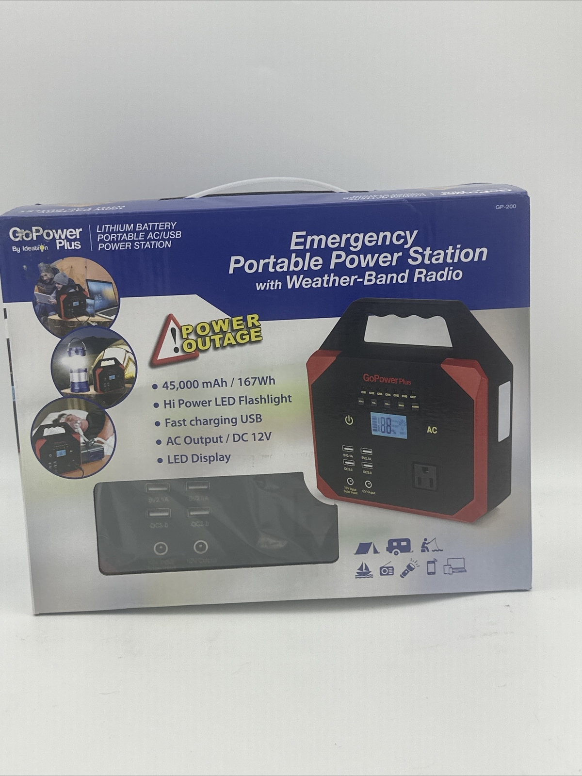 Go Power Plus GP200 Portable Power Station for sale online | eBay