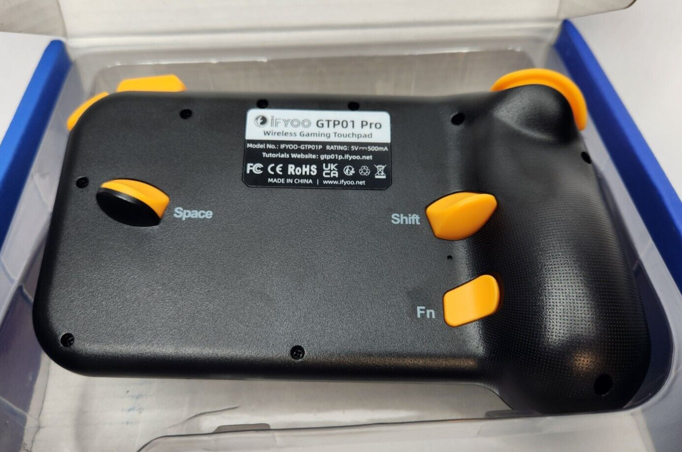 IFYOO GTP01 2.4G Wireless Gaming Touchpad with Gyro, Keyboard and Black