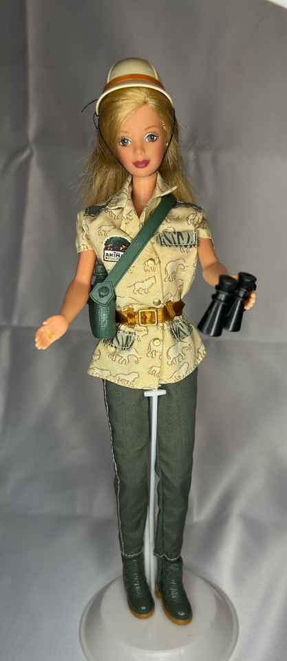 Vintage Barbie Mattel 1998 Disney ANIMAL KINGDOM Safari Barbie~~WDW ...