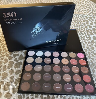 Morphe 350 Supernatural Glow Artistry Palette~35 Eyeshadow Shades~New In Box! | eBay