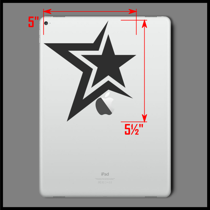 Double Star Indoor/Outdoor Vinyl Decal | eBay