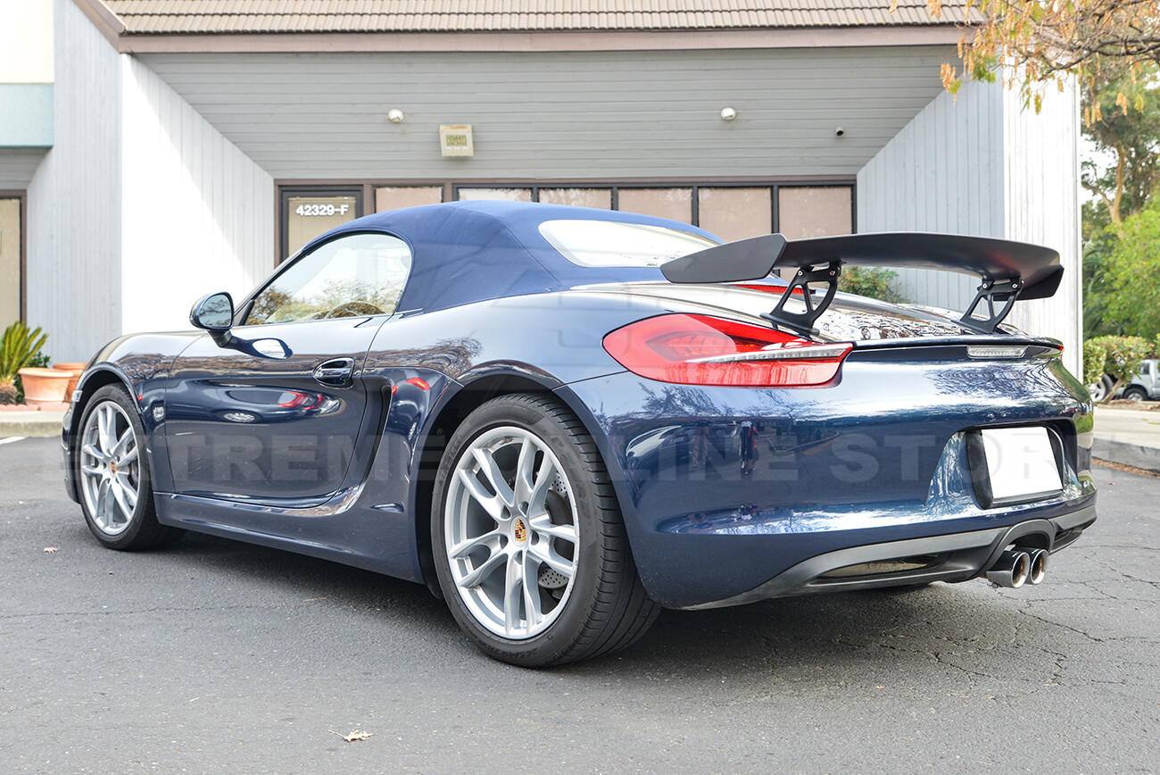 For 13-16 Porsche 981 Boxster | GT4 Style ABS Plastic Rear Trunk Wing ...