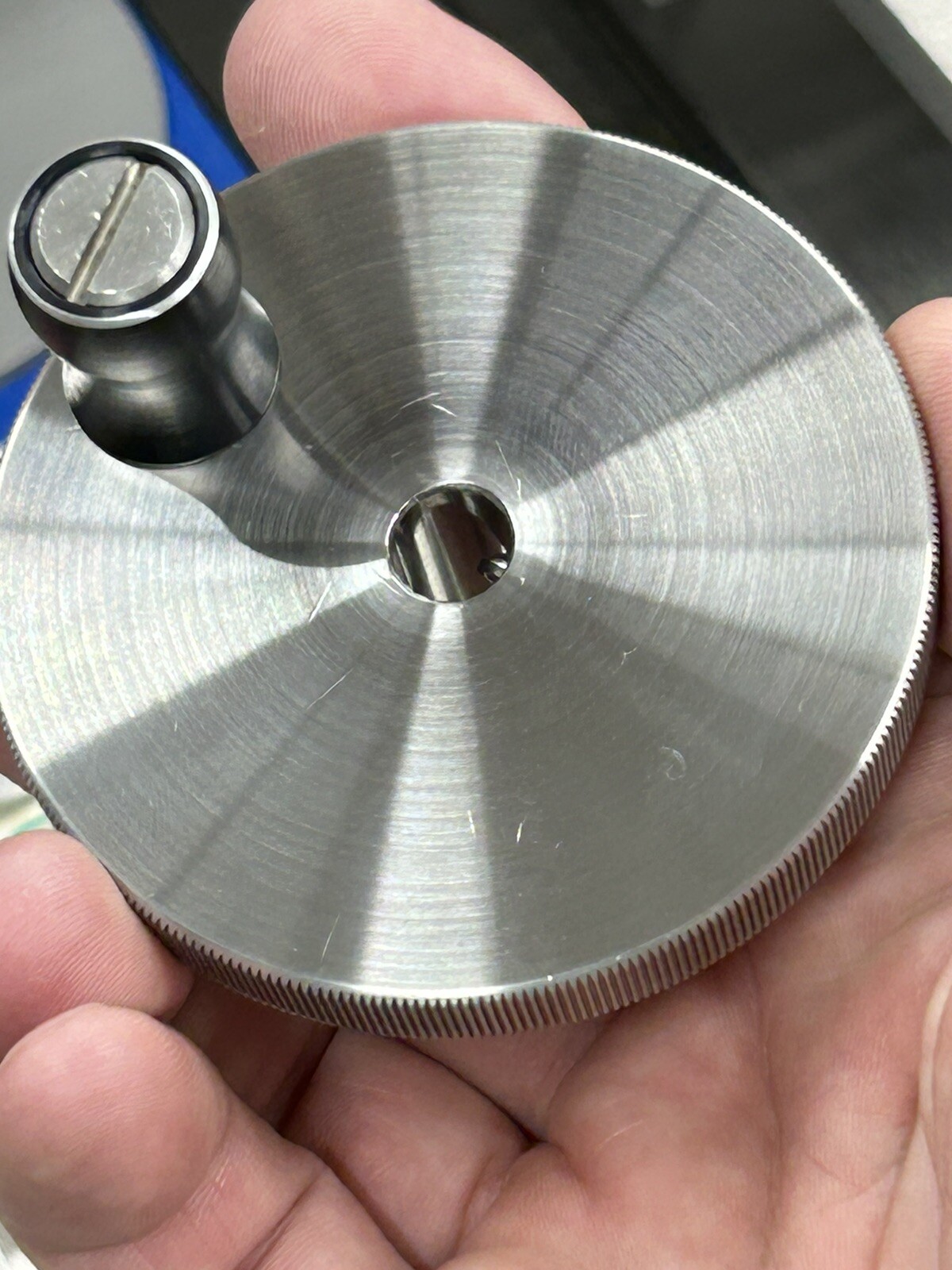 QTY 1 W. M. BERG STAINLESS STEEL 3/8” BORE HAND CRANK FOR MECHANICAL ...